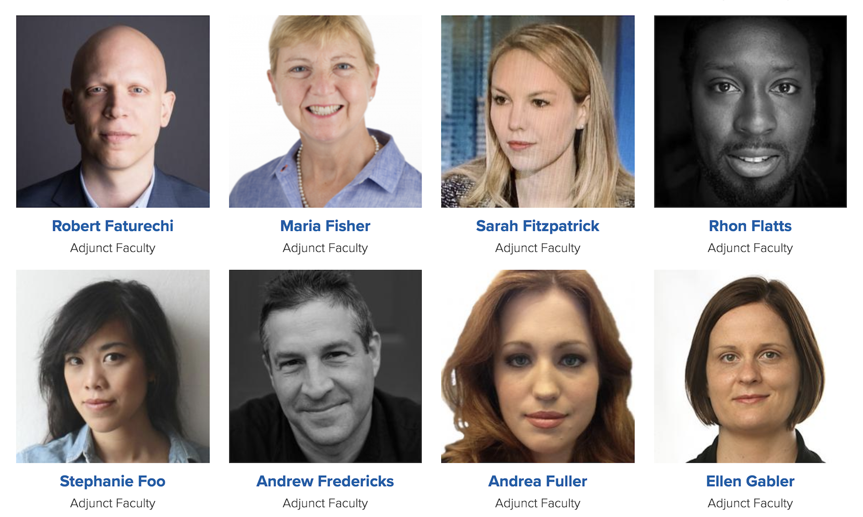 Instructor Bios | Faculty and Adjunct Resources